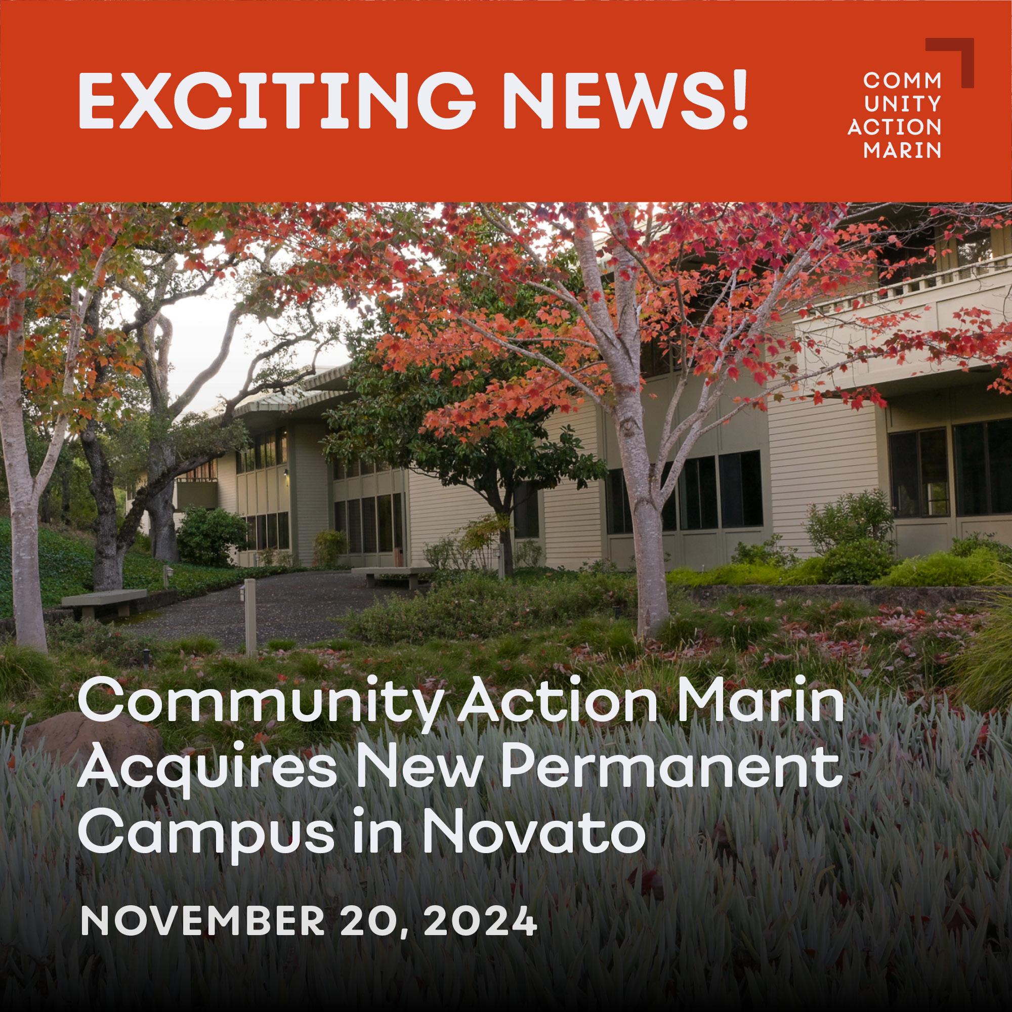 Press Release: Community Action Marin Acquires New Permanent Campus in ...