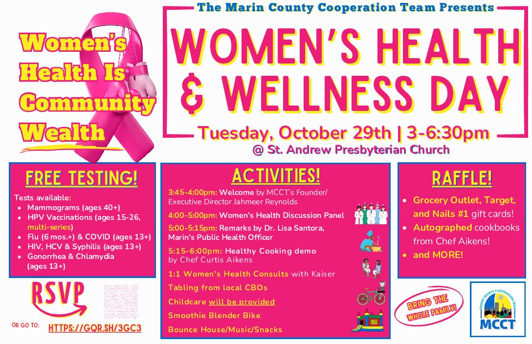 Come join us at Women's Health & Wellness Day on October 29!